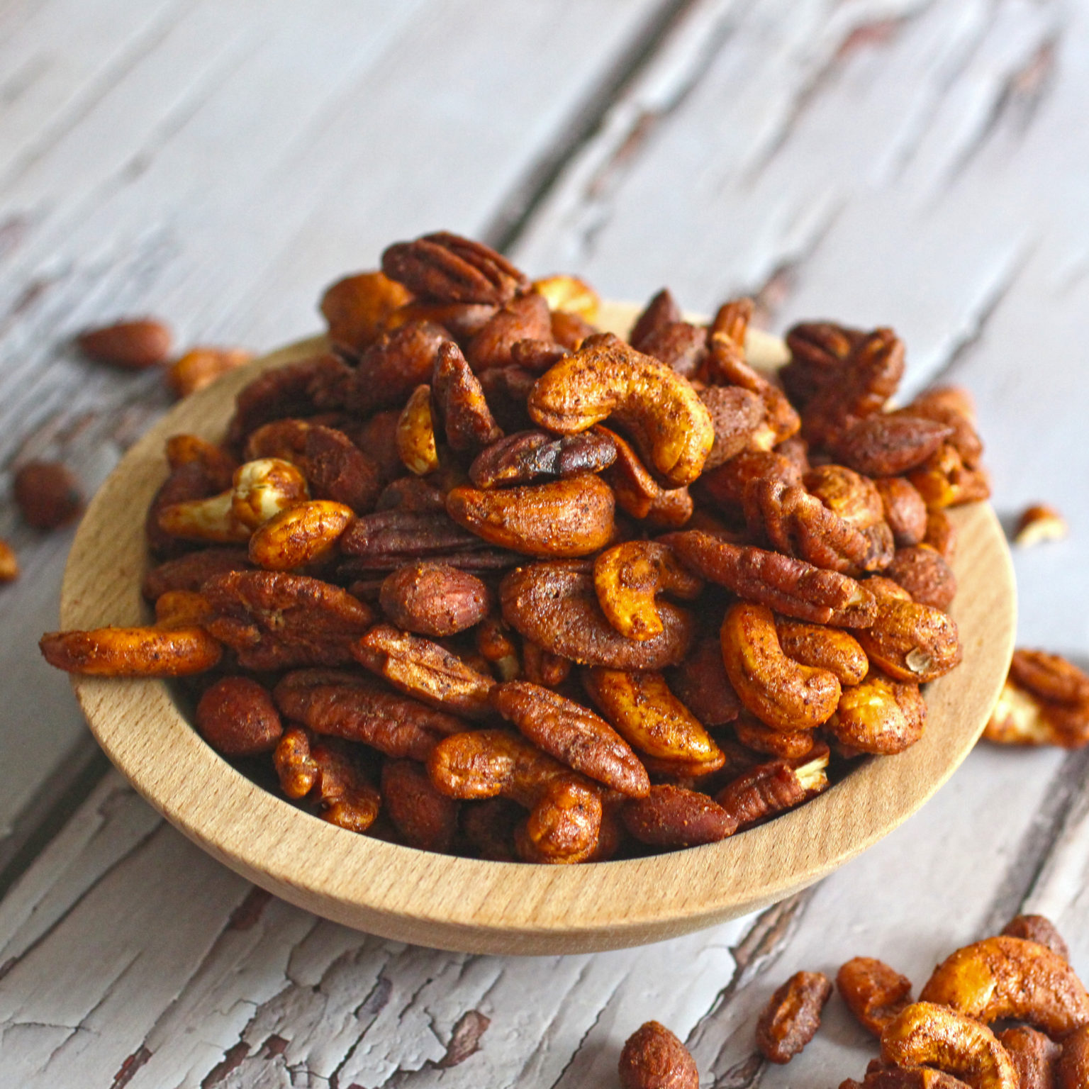 Sweet and Spicy Party Nuts - Gluten Free Society
