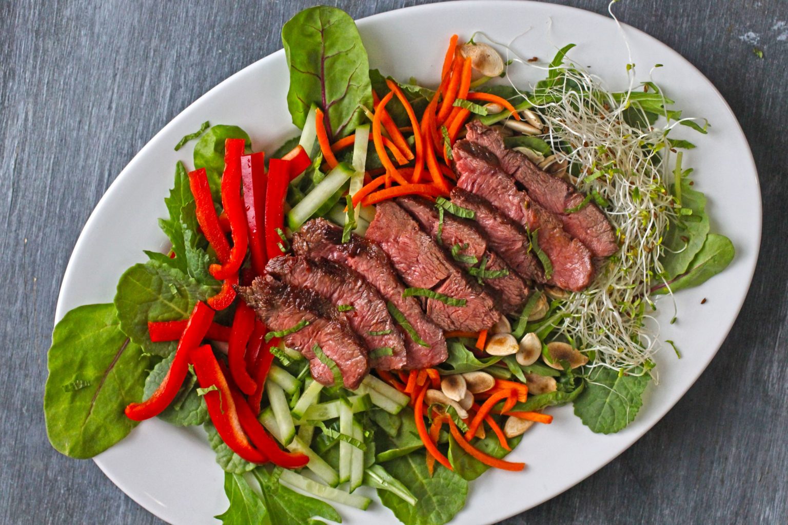 Veggie Steak Salad - Gluten Free Society