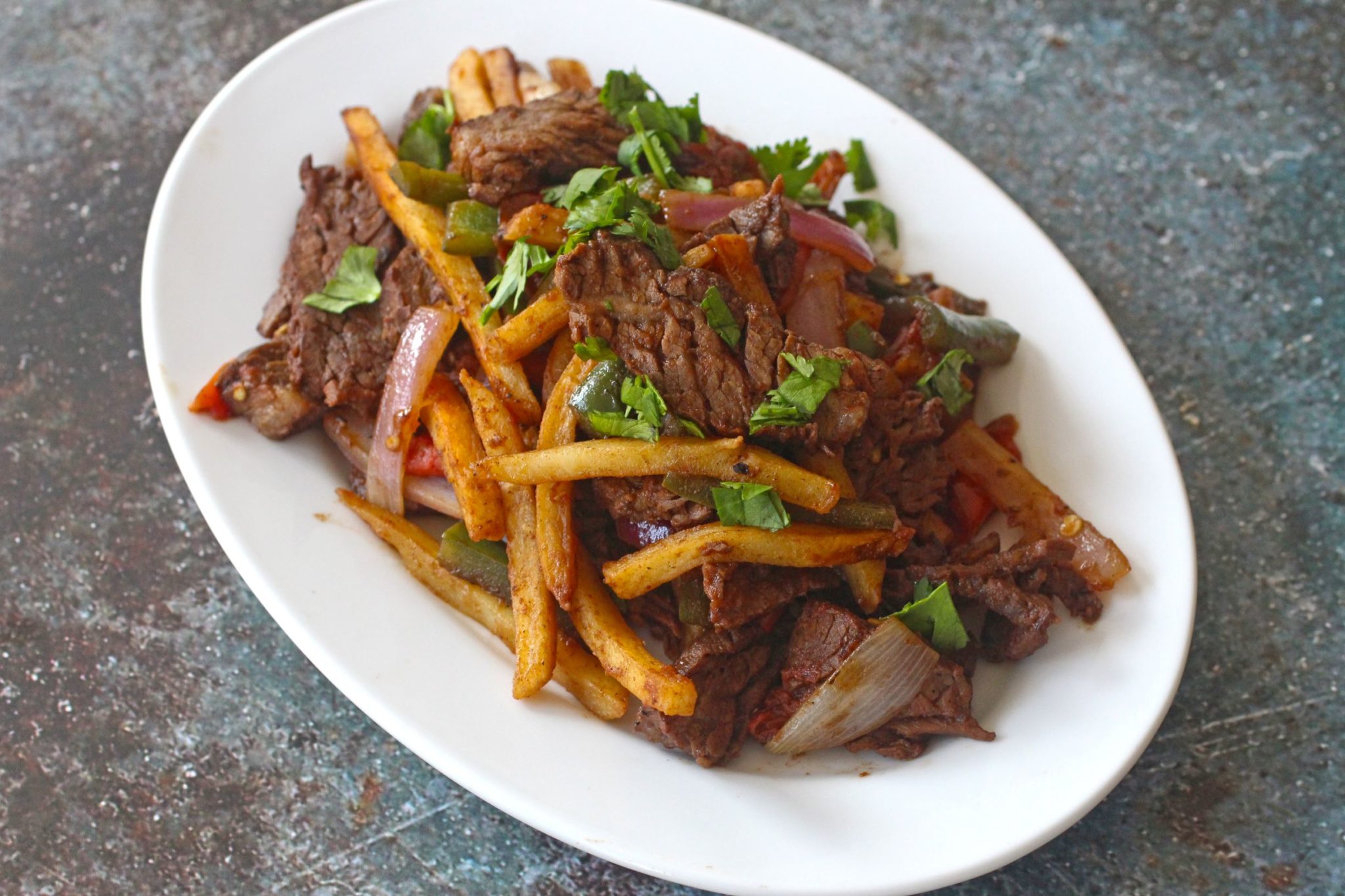 Peruvian Lomo Saltado - Gluten Free Society