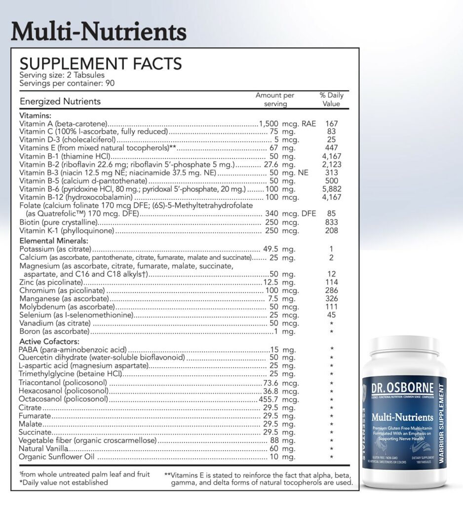 Multi-Nutrients - Gluten Free Society