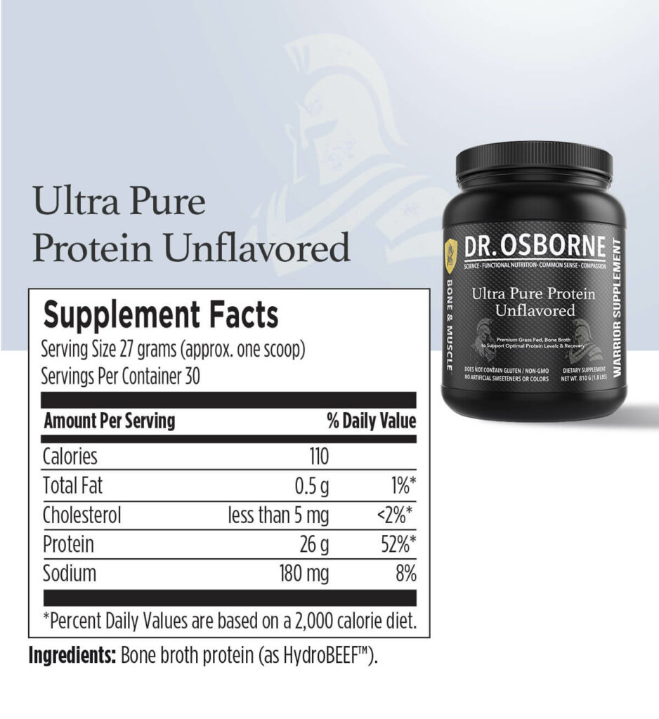 Ultra Pure Protein Unflavored - Gluten Free Society