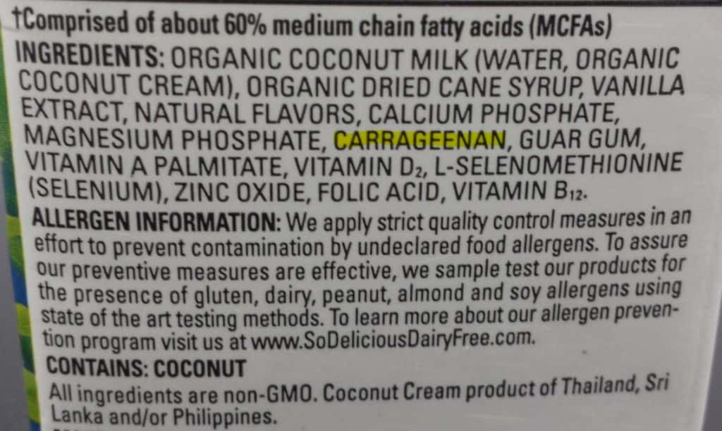 Is Carrageenan A Safe Food Additive for Gluten Free Foods? - Gluten ...